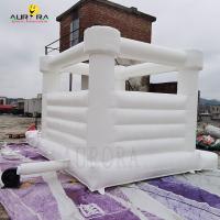 China Wedding White Inflatable Bounce House Outdoor Jumping Bouncy Castle for sale