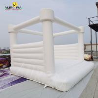 China Wedding White Inflatable Bounce House Outdoor Jumping Bouncy Castle for sale