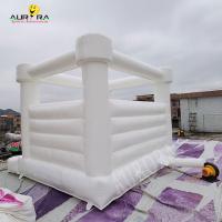 China Wedding White Inflatable Bounce House Outdoor Jumping Bouncy Castle for sale