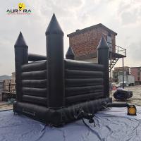 China PVC Black Inflatable Bounce House Waterproof Playground Bounce House for sale