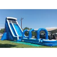 China Bouncy Castle Water Slide Inflatable Water Slide With Swimming Pool Jumping Bouncy for sale