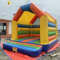China Yellow Blue Inflatable Bounce House Bouncy Castle Indoor Outdoor Bouncy House for sale