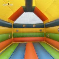 China Yellow Blue Inflatable Bounce House Bouncy Castle Indoor Outdoor Bouncy House for sale