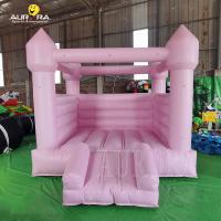 China Jumping Bouncy House Kids Pink Inflatable Bounce House 10x10 For Wedding Party Rental for sale