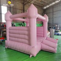 China Jumping Bouncy House Kids Pink Inflatable Bounce House 10x10 For Wedding Party Rental for sale