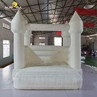 China Commercial Inflatable Bouncy Castle PVC Inflatable White Bounce House for sale