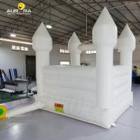 China Commercial Inflatable Bouncy Castle PVC Inflatable White Bounce House for sale