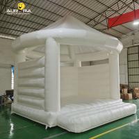 China ODM Inflatable Bounce House Round Dome White For Backyard for sale