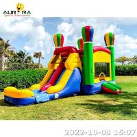 China Commercial Inflatable Bounce House For Party unicorn themed combination for sale