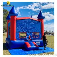 China Mini Inflatable Bounce House Combo Moon Walk With Water Slide In Sale Outdoor for sale