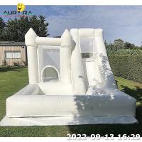China Outdoor Commercial Inflatable Bounce House With Slide For Toddlers Soft Play Party for sale