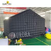 China Outdoor Inflatable Club Tent , PVC or oxford Blow Up Party Tent With LED Lighting for sale