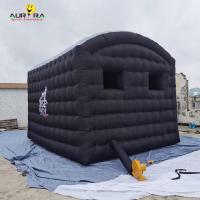 China Multi Purpose Outdoor Party Inflatable Club Tent Blow Up Event Tent Black Color OEM for sale