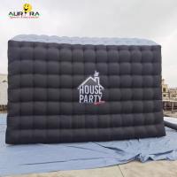China Multi Purpose Outdoor Party Inflatable Club Tent Blow Up Event Tent Black Color OEM for sale