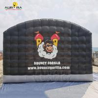 China Black color Mobile Inflatable Nightclub Tent Blow Up Disco Tent CE EN14960 Approved for sale