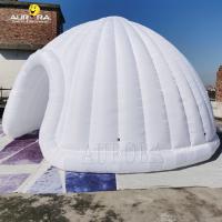 China PVC White Inflatable Dome Tent / Outdoor Inflatable Igloo For Exhibition for sale
