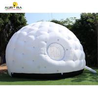 China Large Events Camping Inflatable Club Tent , Blow Up Igloo Dome Tent Custom Color for sale