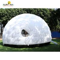 China Large Events Camping Inflatable Club Tent , Blow Up Igloo Dome Tent Custom Color for sale
