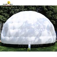 China Large Events Camping Inflatable Club Tent , Blow Up Igloo Dome Tent Custom Color for sale