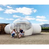 China 0.55mm PVC Tarpaulin Inflatable Bubble Tents Clear House Tent For Camping OEM for sale