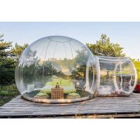 China 0.55mm PVC Tarpaulin Inflatable Bubble Tents Clear House Tent For Camping OEM for sale