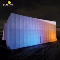 China 4x4m Party PVC Inflatable Disco Tent Cube Air Dome Building With LED Light EN71 for sale