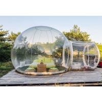 China Inflatable Bubble Camping Tent With Tunnel Blow Up Bubble House OEM ODM for sale