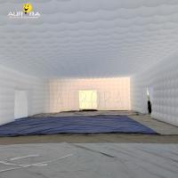 China White Oxford Cloth Inflatable Club Tent LED Party Disco Blow Up Tent Customized OEM for sale