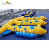 China Water Sport colorful Towable Inflatable Banana Boat Tube Flying Fish For Sea for sale