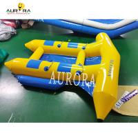 China Water Sport colorful Towable Inflatable Banana Boat Tube Flying Fish For Sea for sale