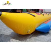 China 8 Persons Inflatable Water Toys Yellow Water Sports Flying Fish Banana Boat for sale