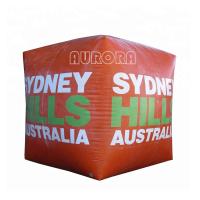 China Triangle Giant Floating Inflatable Water Toys 0.6mm-0.9mm PVC Inflatable Water Buoys for sale