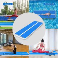 China Home Fitness Inflatable Air Track Mat Gymnastics Air Mattress 10cm 20cm 30cm Thickness for sale