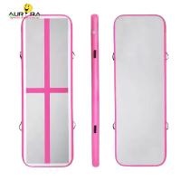 China 3x1m 4x1m 5x1m Inflatable Air Track Tumbling Mat Gymnastic Jumping Yoga Training for sale