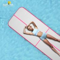 China Custom Gymnastics Inflatable Air Track Practice Training Mat 350X110X10CM for sale