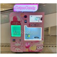 China Commercial Fully Automatic Candy Floss Vending Machine With CE ROHS Certificate for sale
