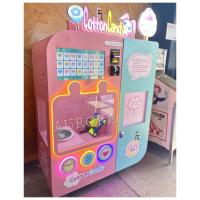 China 21 Inch Screen Vending Machine For Cotton Candy , DIY Making Cotton Candy Machine for sale