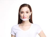China Super Light Hygienic Face Shield That Only Covers Mouth And Nose On Chin Transparent for sale