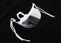 China Splash Proof Plastic Clear Mouth Shield for Chef Hairdressing Face Visor for sale