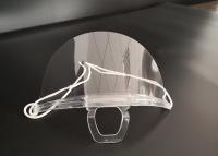 China 20 Pieces Open Mouth Half Visor Face Shield Face Guard Visor For Hairdressers for sale