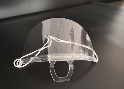 China 20 Pieces Open Mouth Half Visor Face Shield Face Guard Visor For Hairdressers for sale