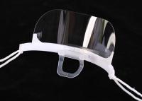 China 5 Pieces Transparent Plastic Mouth Visor Oil Proof for Chef for sale