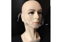 China Transparent Catering Mouth Shield Guard Reusable Floral Shaped Nose Clip Cover for sale