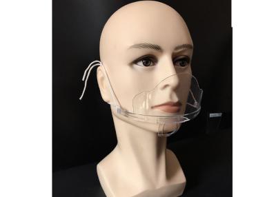 China Transparent Catering Mouth Shield Guard Reusable Floral Shaped Nose Clip Cover for sale