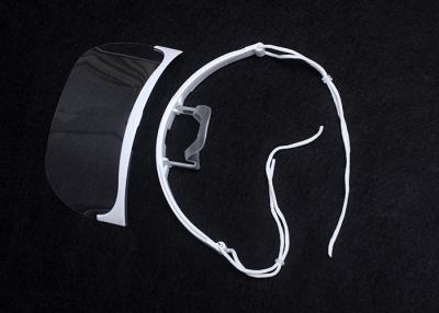 China 2 Pcs Oilproof Clear Kitchen Mouth Shield restaurant With Adjustable Elastic Strap for sale