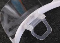 China 2 Pcs Oilproof Clear Kitchen Mouth Shield restaurant With Adjustable Elastic Strap for sale