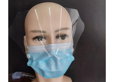China Plastic Transparent Double Sides Anti Oil Splash Anti Fog Face Shield Portable for sale