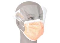 China Plastic Transparent Double Sides Anti Oil Splash Anti Fog Face Shield Portable for sale