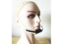 China Black Double Sided Anti Fog Mouth Shield Anti Static Fogless Face Shield Clear for sale