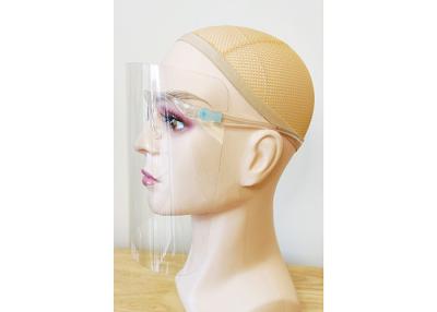 China Anti Glare PPE Face Visor Headband PPE Plastic Full Face Shield Moveable Face Shield for sale